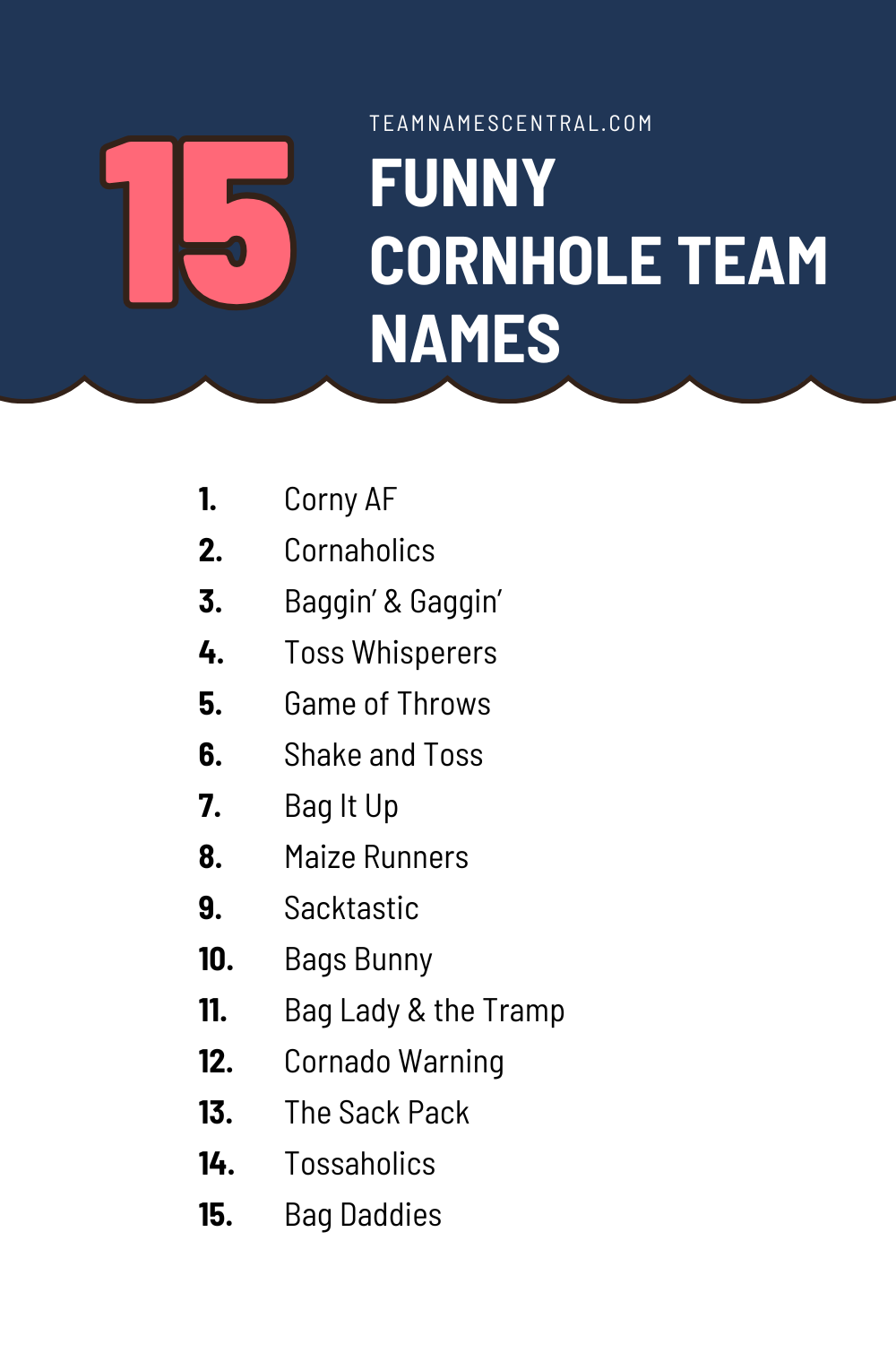 250+ Cornhole Team Names (Funny, Cool & Clever)